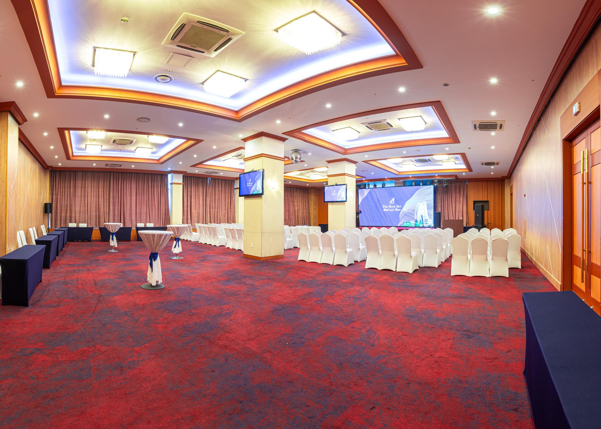 The rental cost of a conference hall in The Blue Sky Hotel and Tower ...